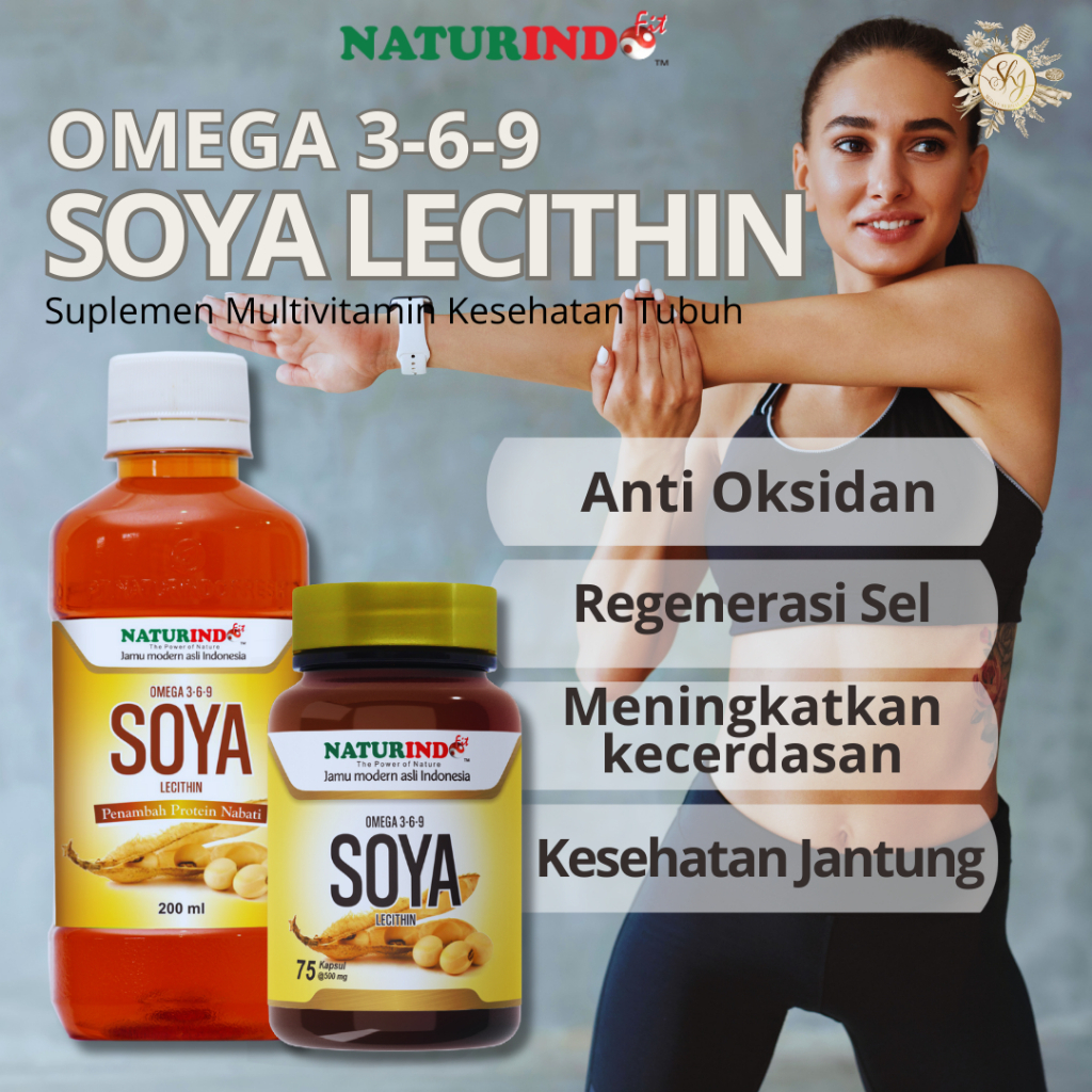 Jual Multivitamin Anak dan Dewasa Soya Lecithin Omega 369 Suplemen ...