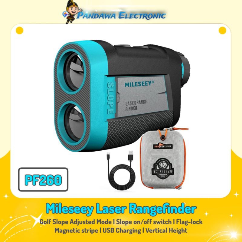 Jual Mileseey PF260 Golf Laser Rangefinder telescope Distance Meter 600m pengukur jarak | Shopee ...