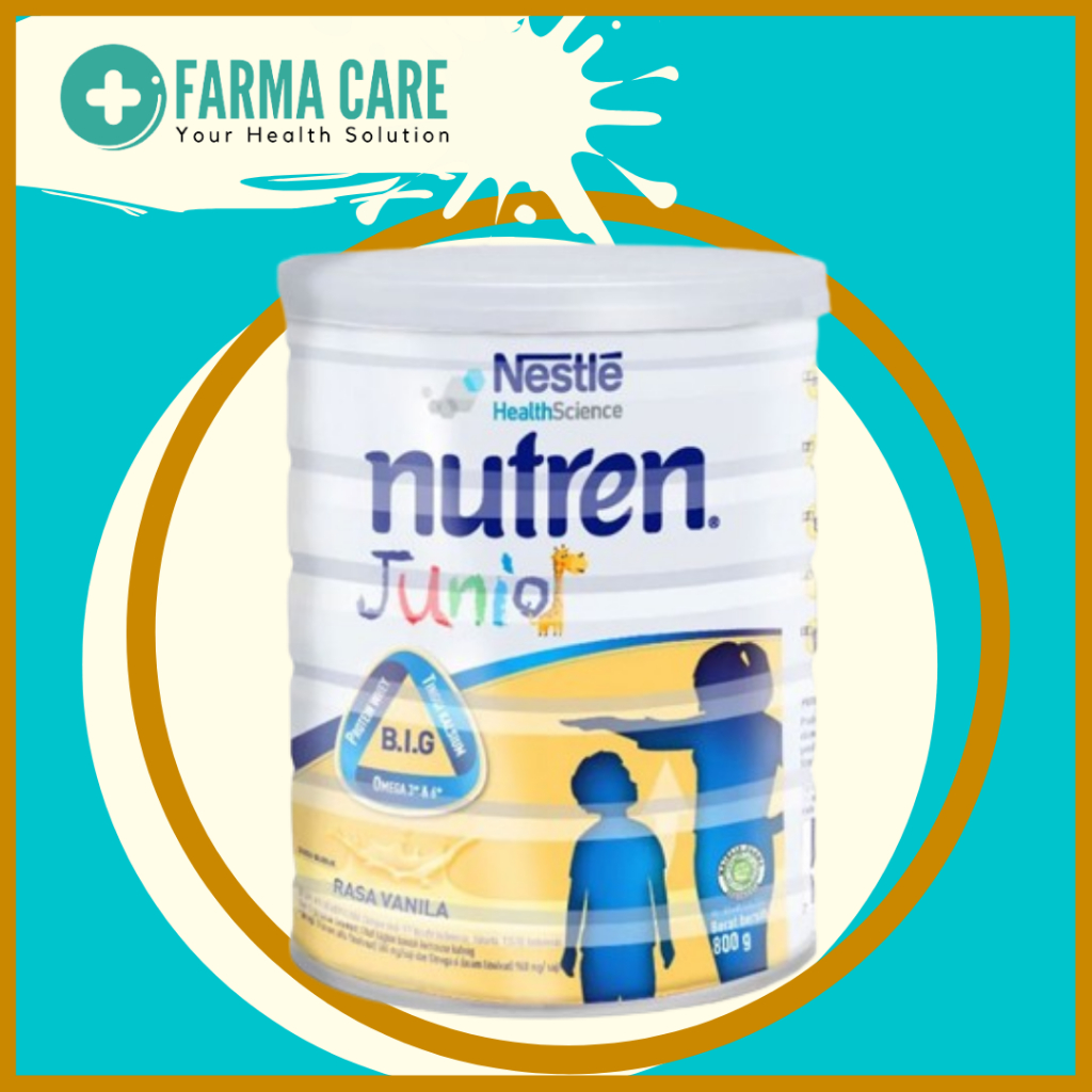 Jual NESTLE NUTREN JUNIOR 400 & 800 GRAM VANILLA | Shopee Indonesia