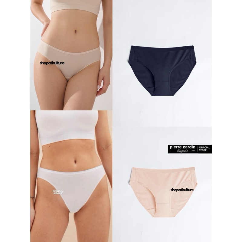 Jual Pierre Cardin Lingerie Highwaist Essentials Cooling Seamless Low Rise Short Brief Full ...