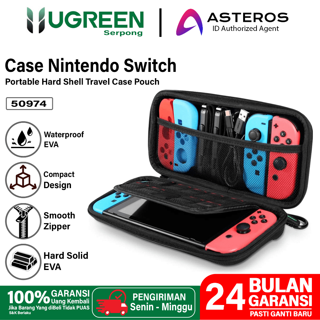 Jual UGREEN Pouch Nintendo Switch Hard Case Switch Case Hardshell ...