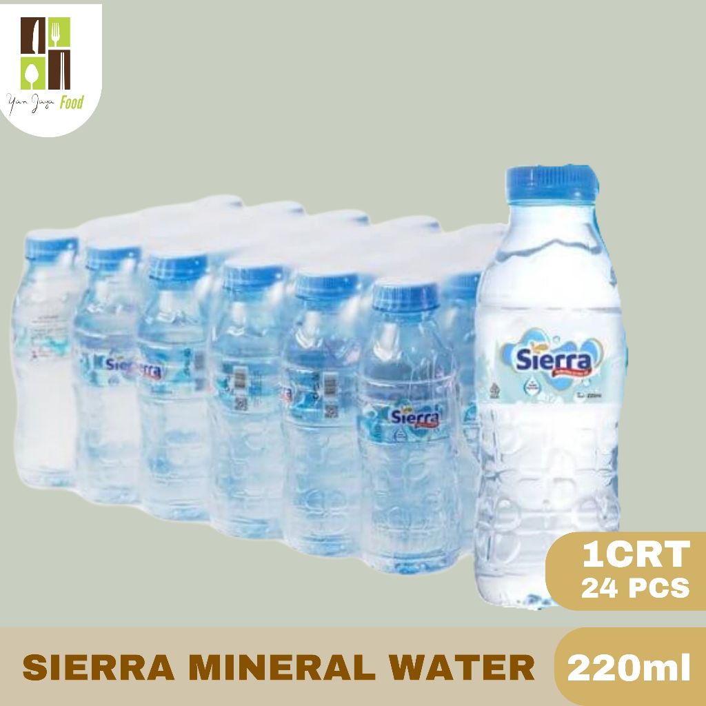 Jual Sierra Mineral Water / Air Minum Sierra / Kemasan Botol 220ml 1CRT ...