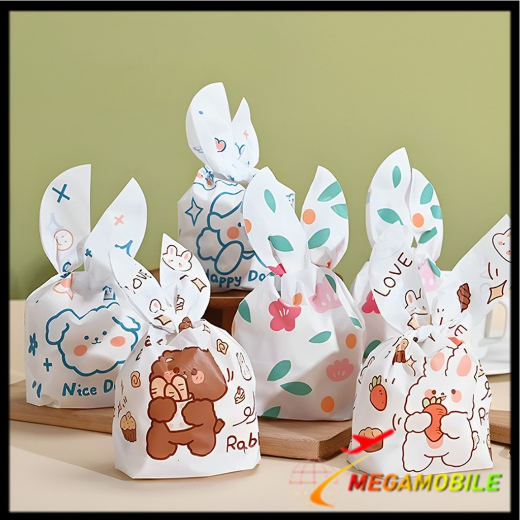 Jual MM - Goodie Bag Plastik Permen Karakter Isi 50pcs Kantong ...