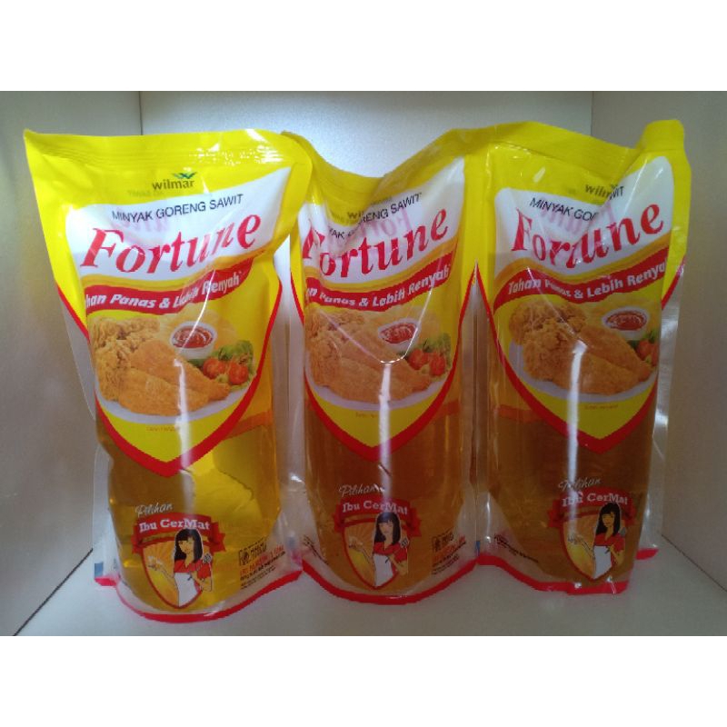 Jual (JATIM) Minyak Goreng Fortune Refil Pouch 1 Liter | Shopee Indonesia