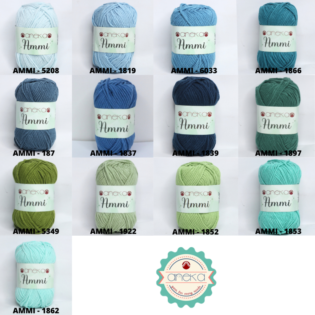 Jual KATALOG - Benang Rajut Ammi / 100% Acrylic / 6 Ply Akrilik ...