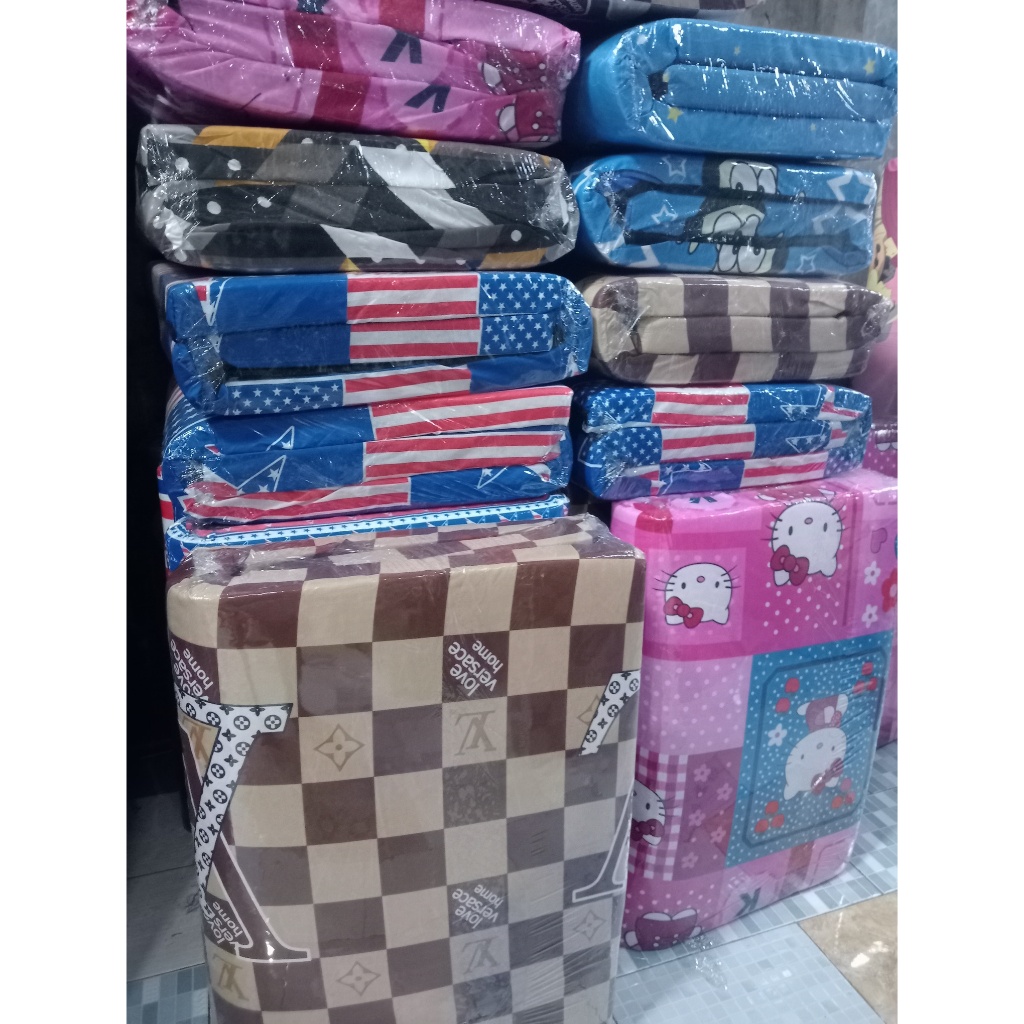 Jual KASUR LIPAT MATRAS LANTAI FULL BUSA TEBAL 5CM x 80 CM x 170 CM ...