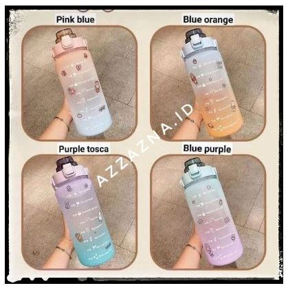 Jual ORI BOTOL VIRAL GRADASI 2 LITER / BOTOL MINUM VIRAL GRADASI KOREA ...