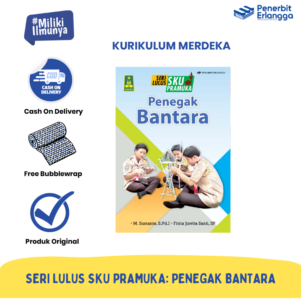 Jual BUKU SAKU PRAMUKA ERLANGGA : SERI LULUS SKU PRAMUKA: PENEGAK ...