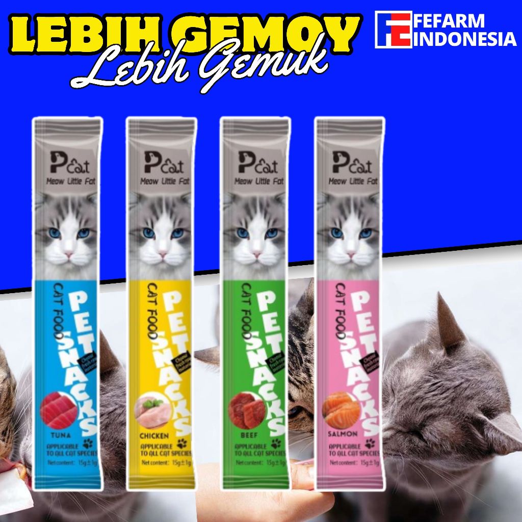 Jual Cemilan Kucing Kitten Snack Kucing Basah Murah Snack Hewan ...