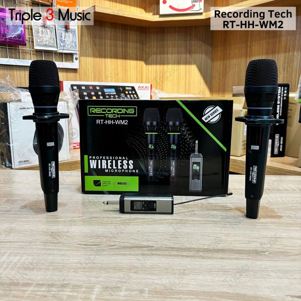 Jual RECORDING TECH RT HH WM2 Wireless Microphone 2 mic ORIGINAL ...