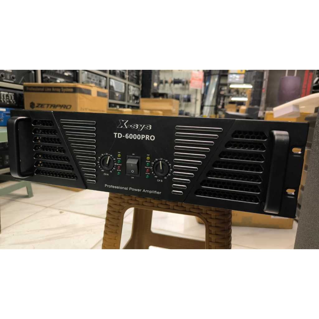 Jual XSYS TD 6000 PRO Power Amplifier TD6000PRO TD 6000PRO TD6000 PRO ...