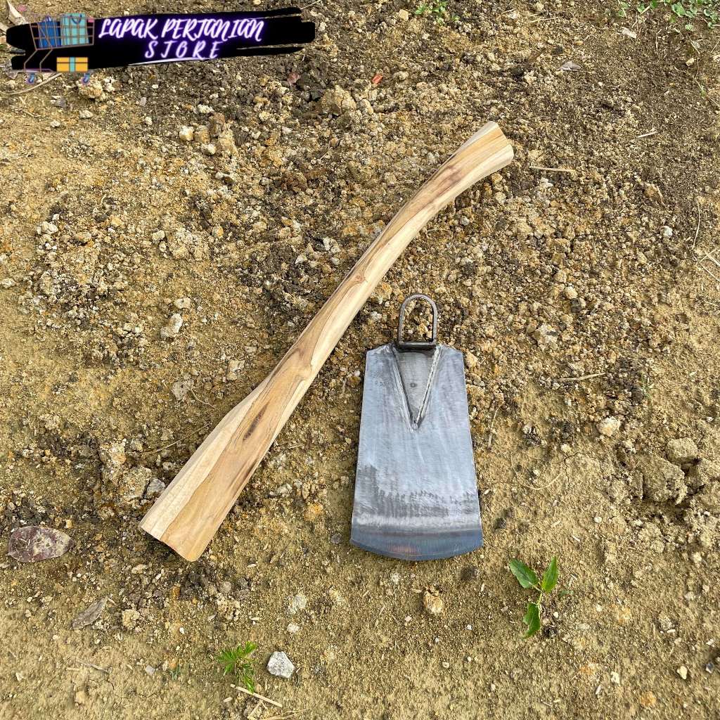 Jual Cangkul Ganco Lebar Dan Gagang Doran Kayu Jati Paket Hemat ...
