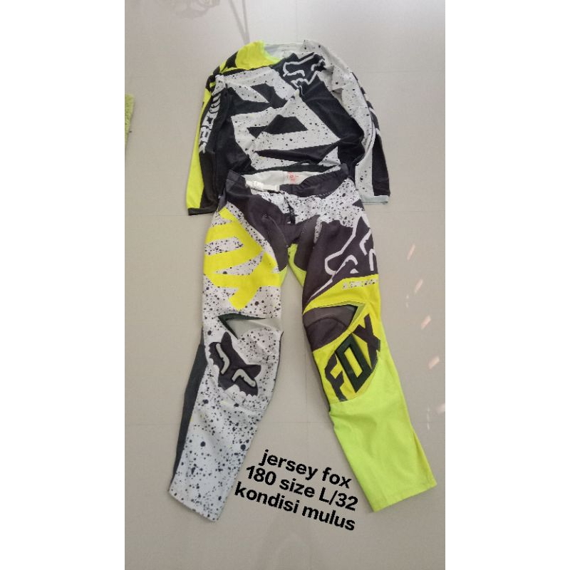 Jual jersey set fox 180 original | Shopee Indonesia