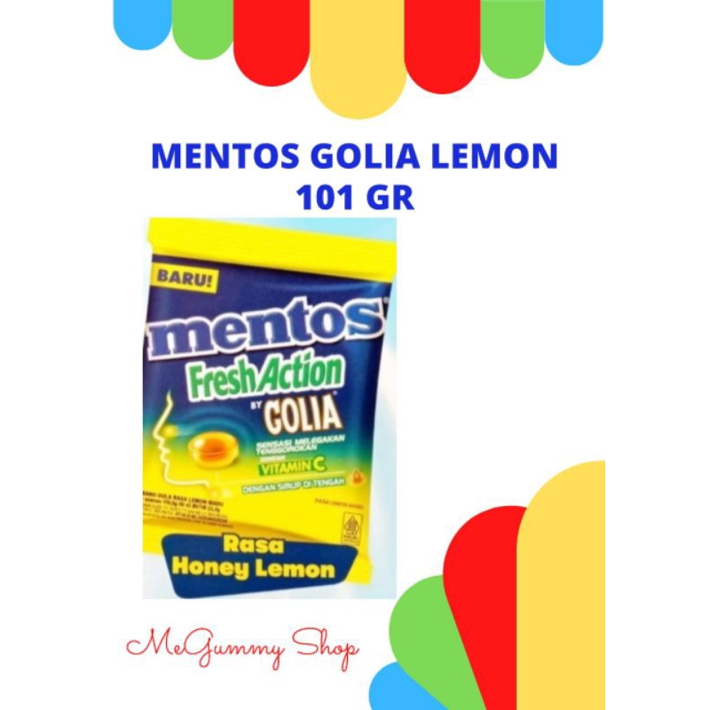 Jual Mentos Lemon by Golia 101gr ( +- 40 butir ) | Shopee Indonesia