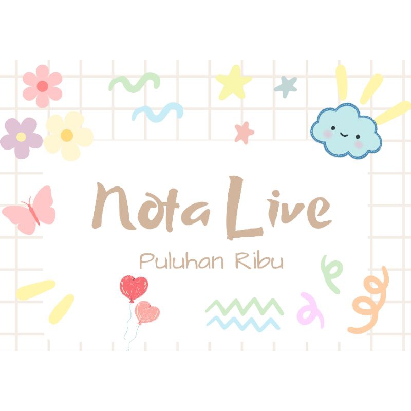 Jual Nota Live + ( Admin Shopee ) | Shopee Indonesia
