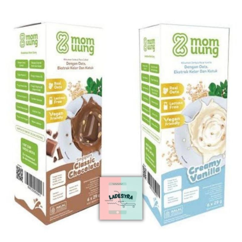 Jual MOM UUNG SUSU ASI BOOSTER MYLKFLOW SINGAPORE CHOCOLATE ATAU CREAMY ...