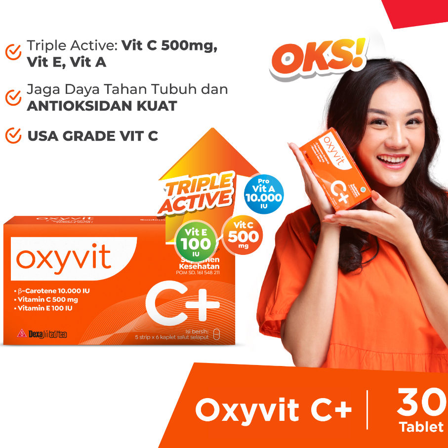 Jual Oxyvit C+ 30 Tablet - Ovyvit C Plus - Oxyvit C + - Multivitamin ...