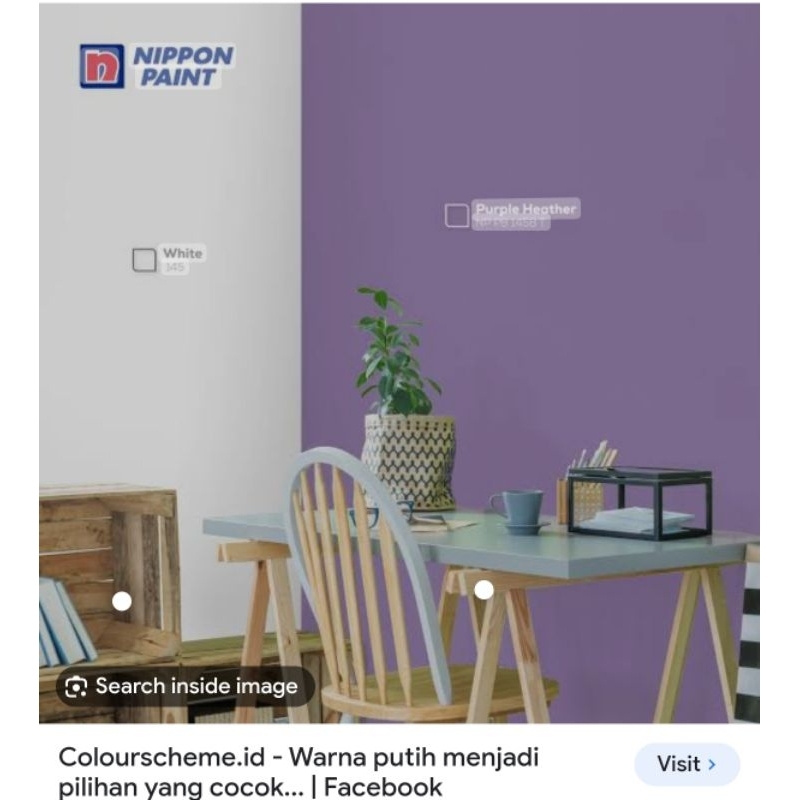 Jual NIPPON PAINT WEATHERBOND warna NP PB 1458T Purple Heather (2.5 ...