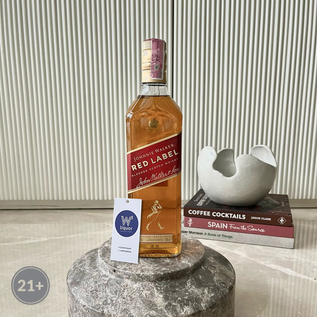 Jual Johnnie Walker Red Label Whisky (JW Red Label) 700ml | Shopee ...