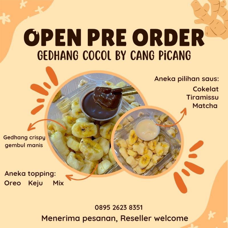 Jual PROMO FREE 1 POUCH! Gedhang Cocol Cang Picang Gedhang Gendut ...