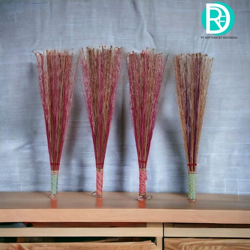 Jual Sapu Lidi Kasur Khas Sumbar/Sapu Lidi Gagang Anyaman Handmade/Sapu ...