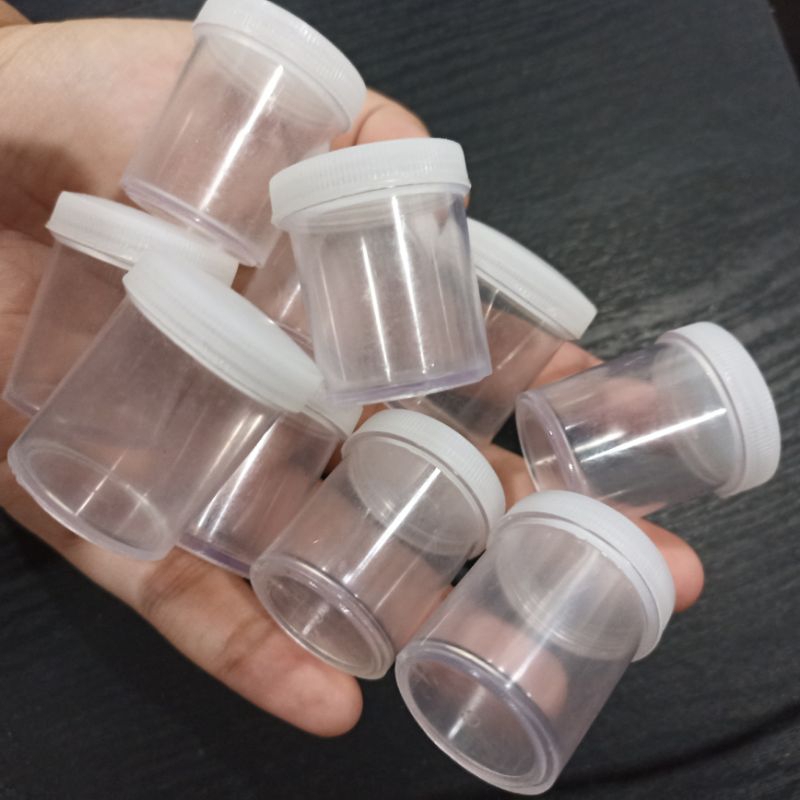 Jual POT/JAR PLASTIK 10ML ISI 10 PCS | Shopee Indonesia