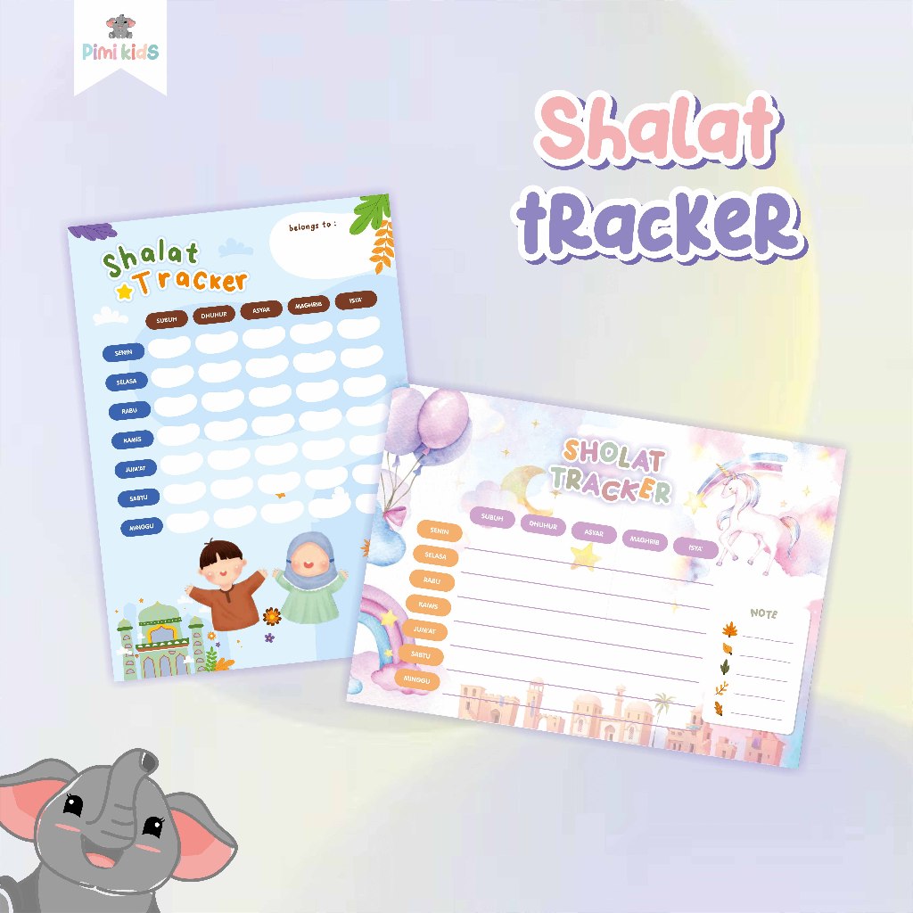 Jual IBADAH TRACKER SHOLAT SHALAT CHECKLIST WIPE AND CLEAN SALAT SOLAT ...