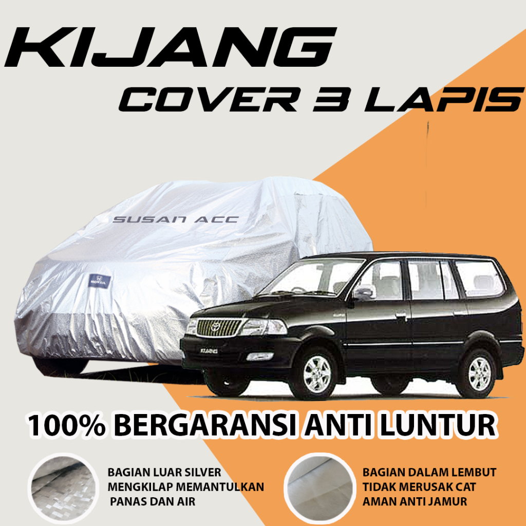 Jual 3 LAYER OUTDOOR PREMIUM Body Cover Mobil kijang Sarung Mobil Kijang long kijang krsita ...