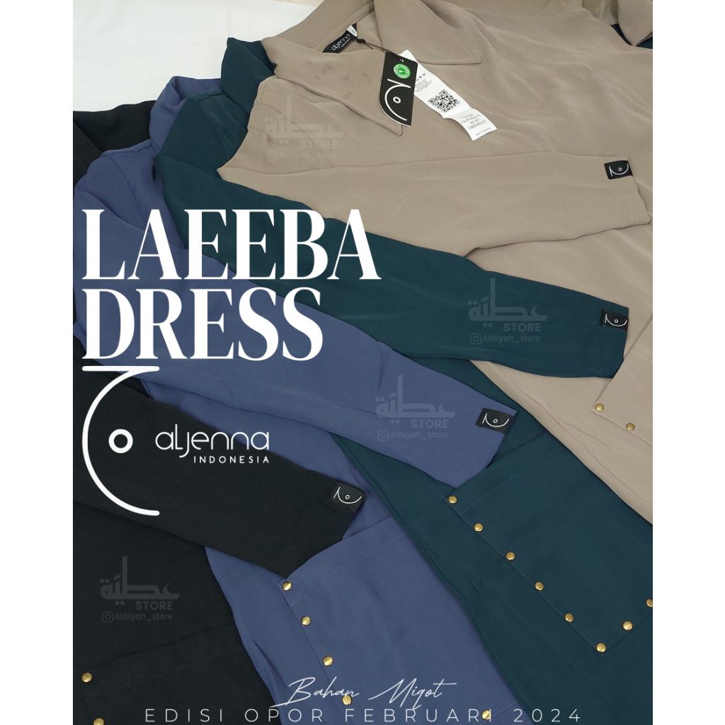 Jual Laeeba Dress by Aljenna | Shopee Indonesia