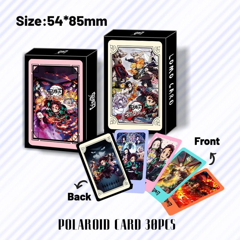 Jual [30pcs] PACK PHOTOCARD KIMETSU NO YAIBA POLAROID CARD PHOTO CARD ...