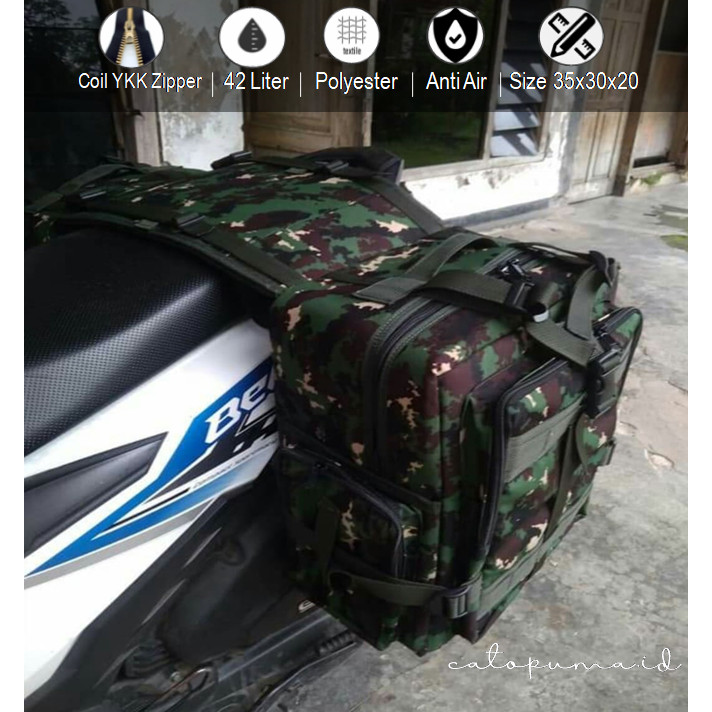 Jual Tas Touring Sidebag Waterproof Motif Loreng Rider | Shopee Indonesia