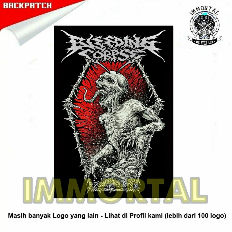 Jual Backpatch emblem jumbo punggung bleeding corpse | Shopee Indonesia