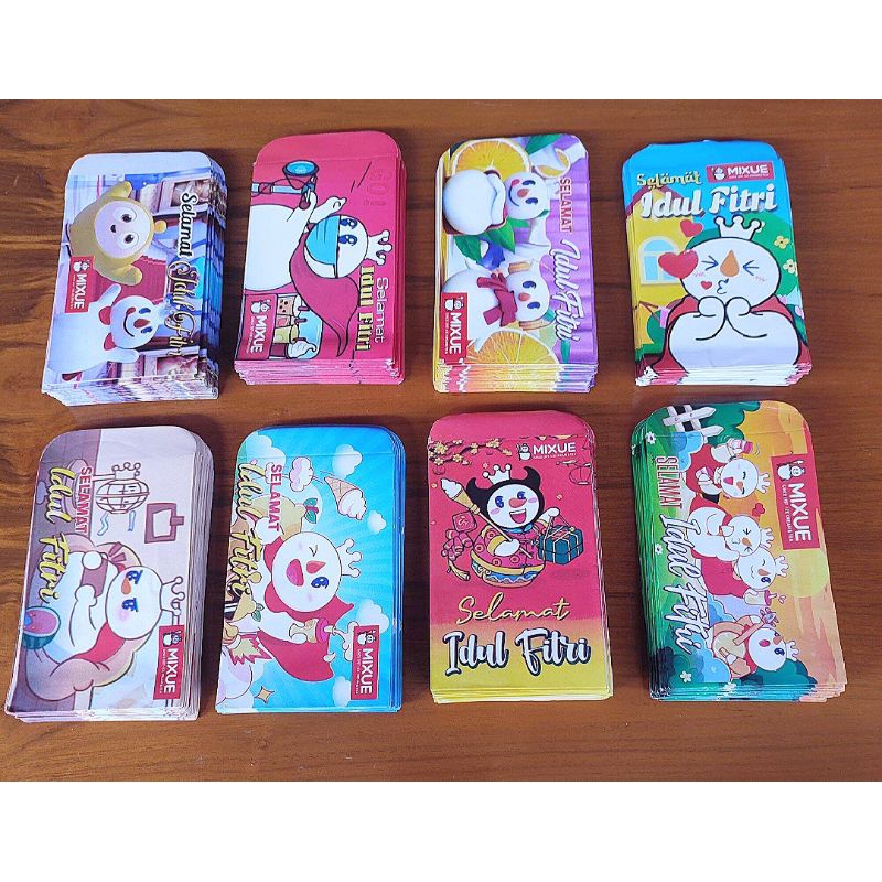 Jual Angpao Ampau Premium Lebaran Karakter MIXUE (100PCS) | Shopee ...