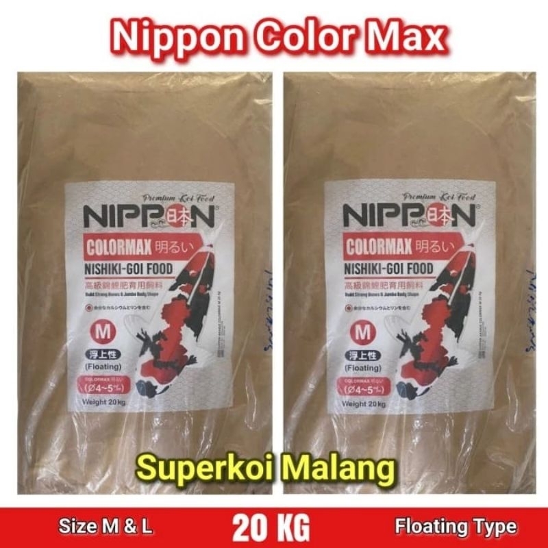 Jual Nippon Warna 20 KG Color Pakan ikan Nippon Color Max 20 KG - M ...
