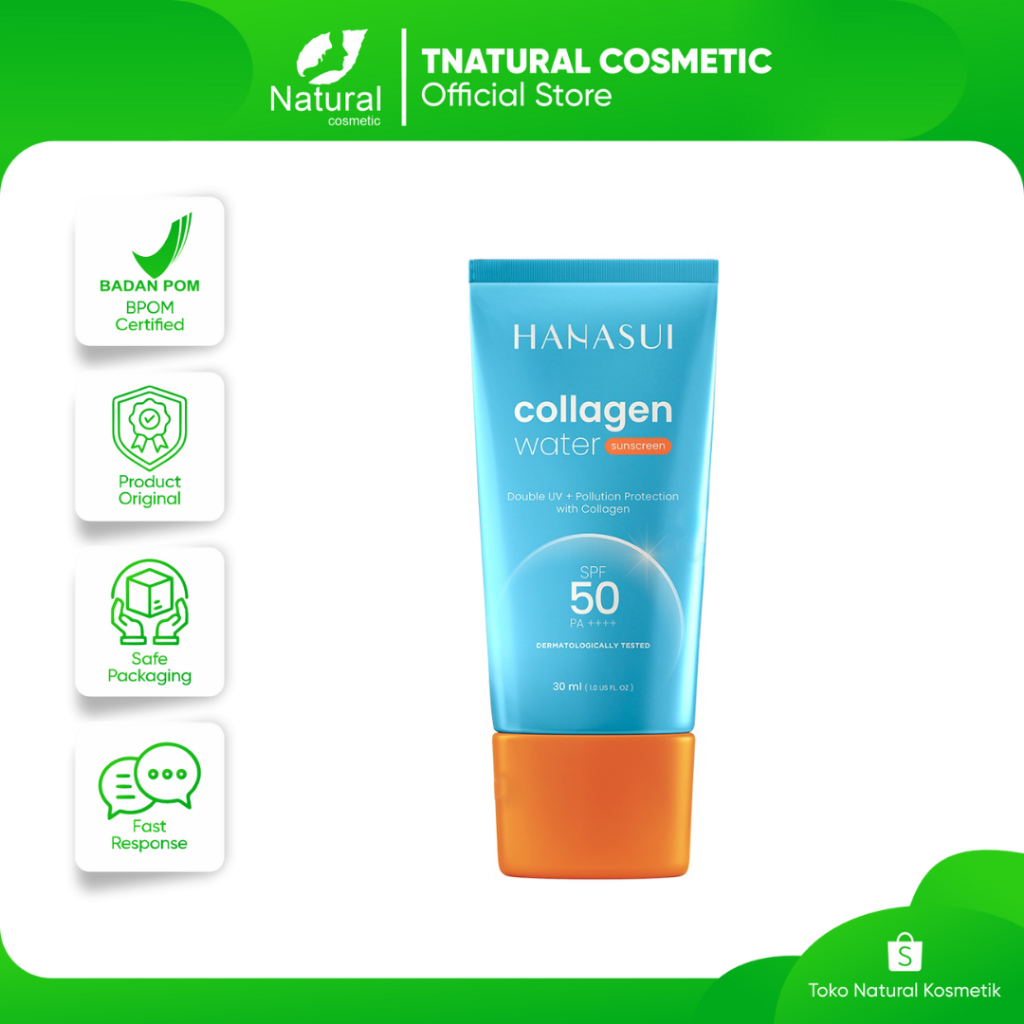 Jual HANASUI Collagen Water Sunscreen SPF 50 PA ++++ | Shopee Indonesia
