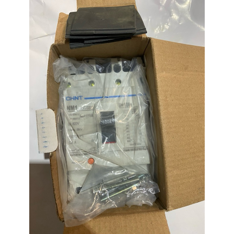 Jual MCCB CHINT NM1-125C 3p 100A BARU GRESS | Shopee Indonesia