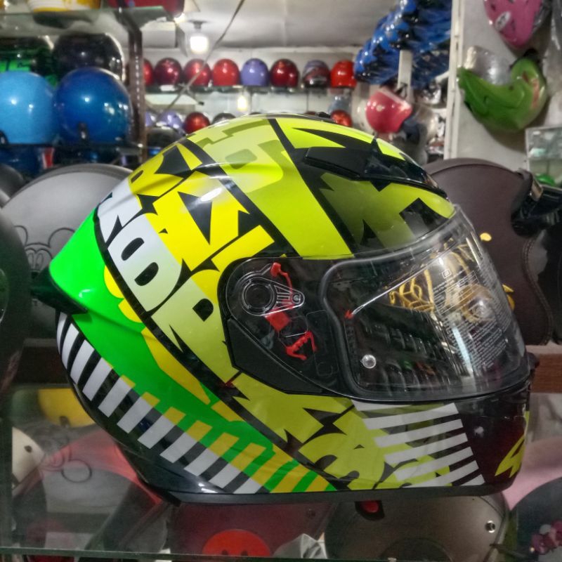 Jual HELM AGV K3 SV VALENTINO ROSSI 46 || AGV K3 SV ORIGINAL || HELM ...