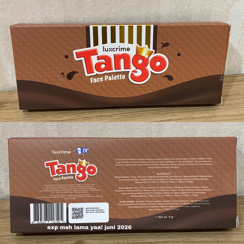 Jual NEW LUXCRIME Tango Face Palette | Shopee Indonesia