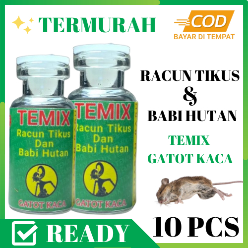 Jual 10 PCS RACUN TIKUS BABI HUTAN TEMIX GATOT KACA PALING AMPUH ...