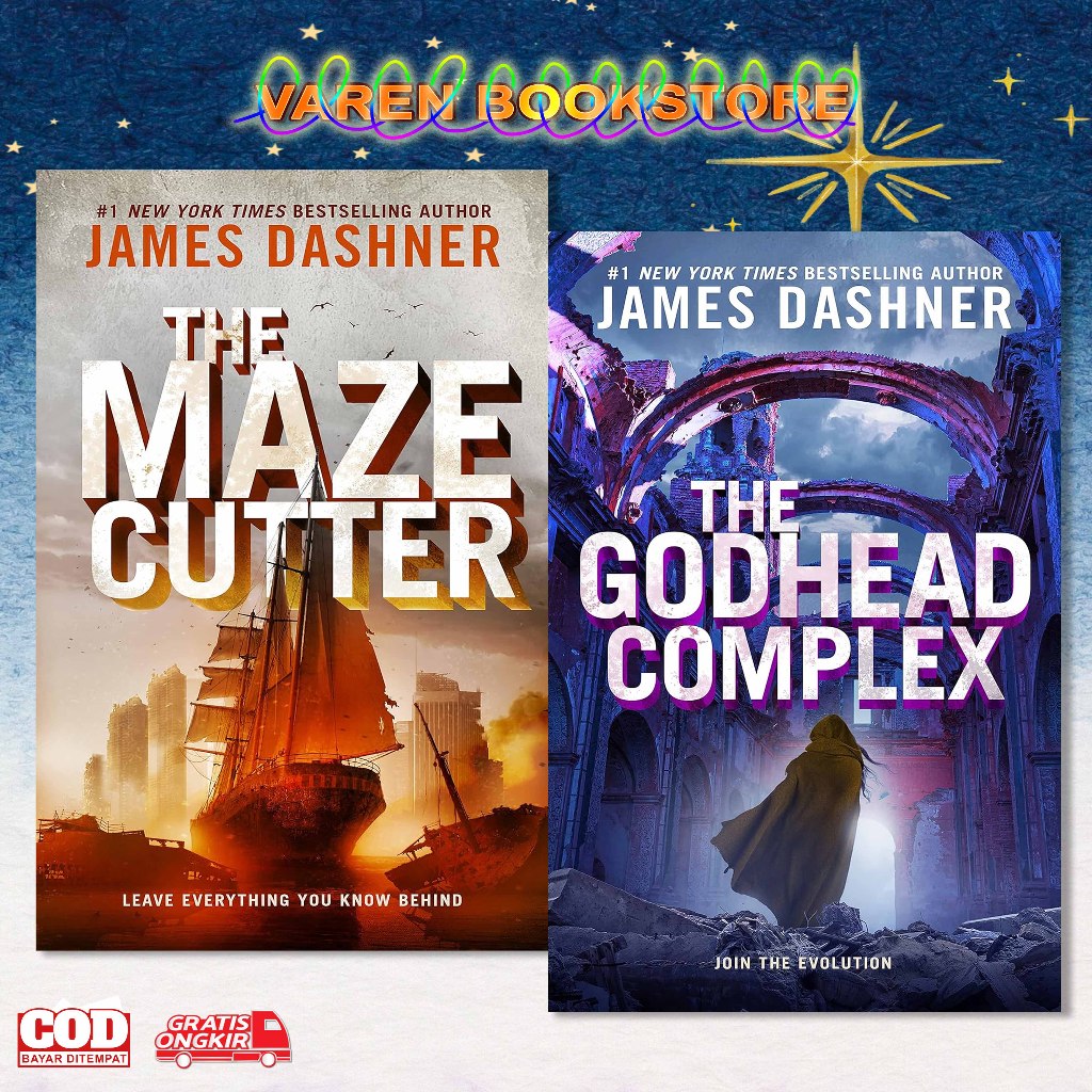 Jual The Maze Cutter, The Godhead Complex by James Dashner (English ...