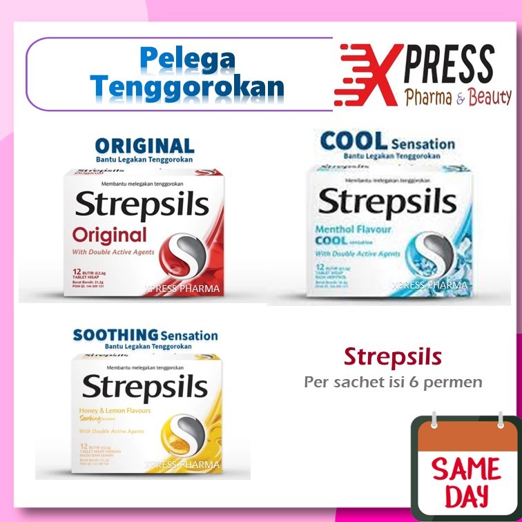 Jual ⚡XPRESS⚡ Strepsils Tablet Hisap Strepsil Sakit Permen Tenggorokan ...
