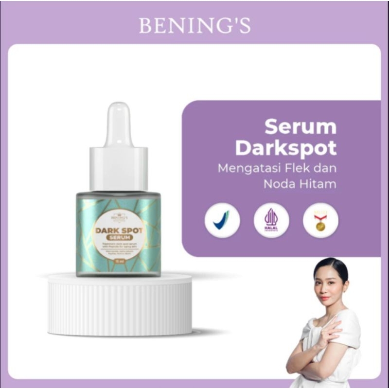 Jual BENINGS Serum Dark Spot Flek Noda Hitam Serum Wajah Benings by dr ...