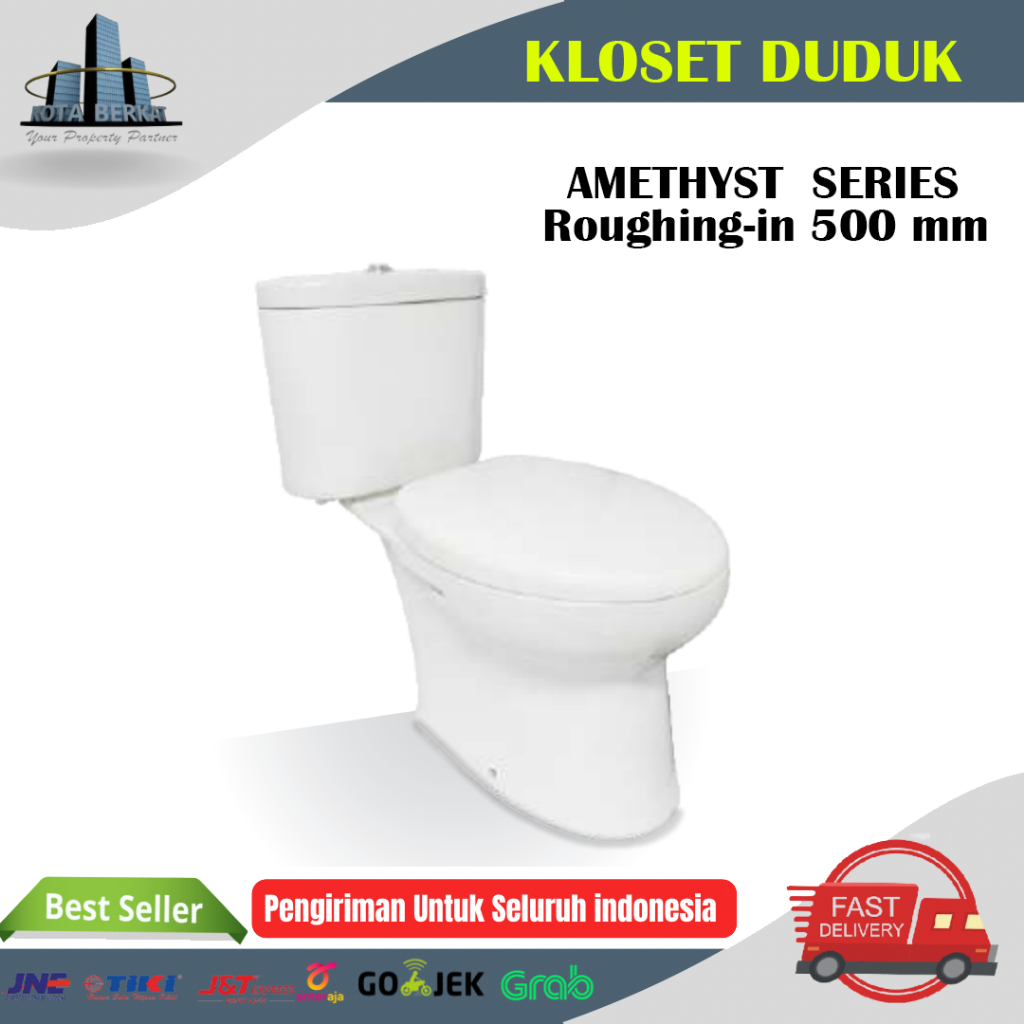Jual CLOSET DUDUK/ WC DUDUK TRILLIUN WARE AMETHYST | Shopee Indonesia