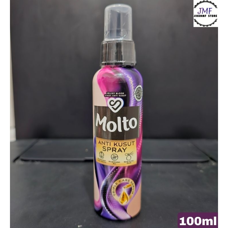 Jual MOLTO Velvet Bloom Spray Anti Kusut Triple Care Serum 110ml ...