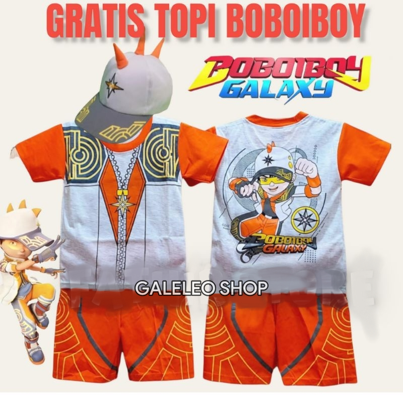 Jual STELAN KOSTUM BOBOIBOY SOLAR GALAXY GRATIS TOPI TERMURAH / BAJU ...