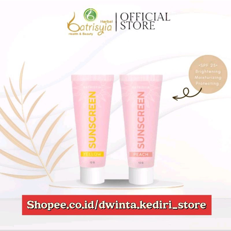 Jual Sunscreen Batrisyia Kemasan Baru bentuk tube ber SPF sunblock ...
