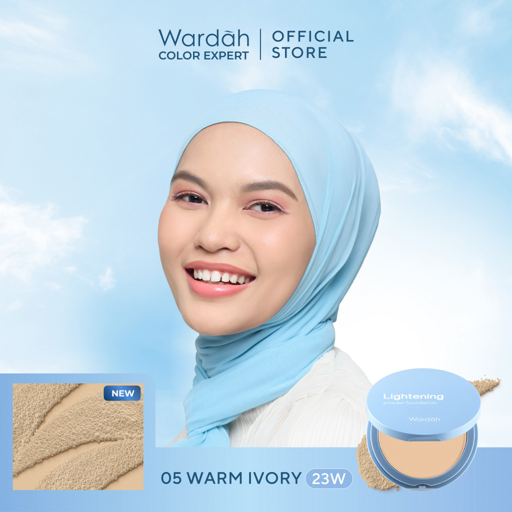 Jual WARDAH Lightening Powder Foundation Light Feel 12 g - Bedak Padat ...