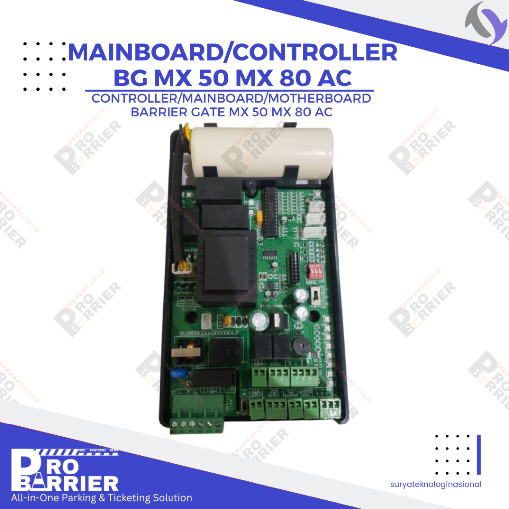 Jual Mainboard / Controller Barrier Gate Seri MX50, MX80 AC Motherboard ...