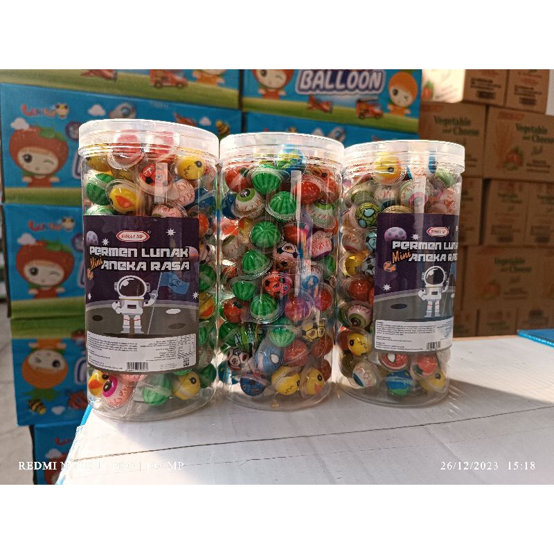 Jual PERMEN LUNAK MINI 1TOPLES ISI 120 PCS | Shopee Indonesia