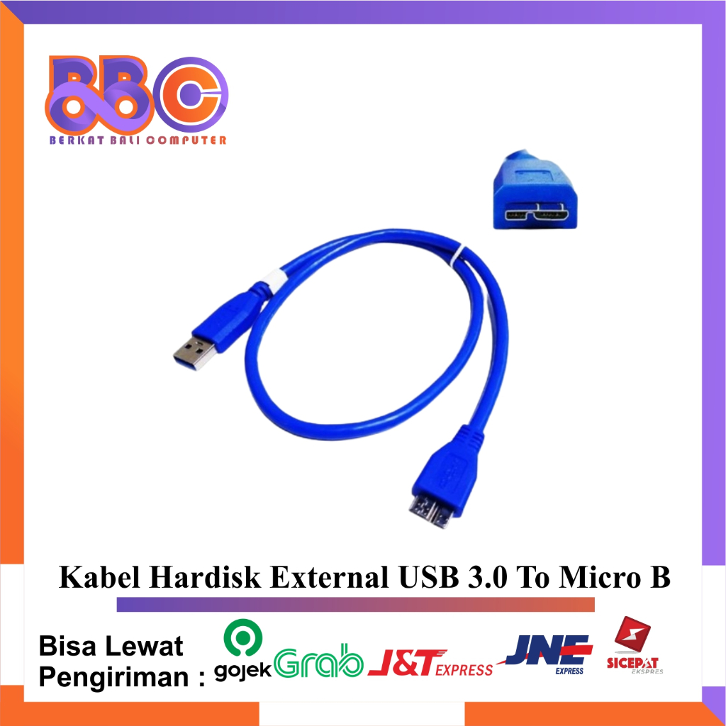 Jual Kabel Harddisk HDD External USB 3.0 to Micro B NYK 60cm | Shopee ...